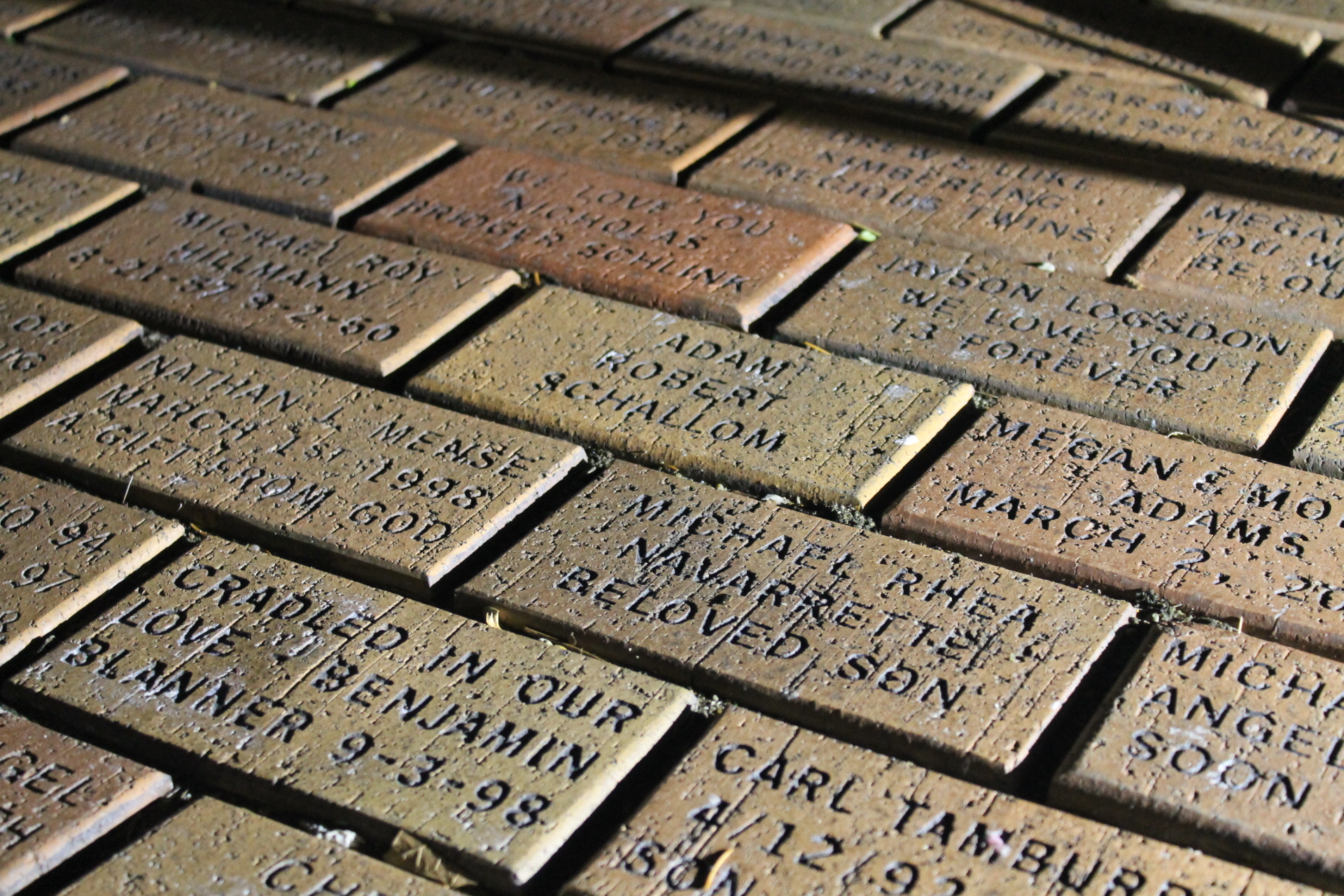 Memorial Bricks - Share Pregnancy & Infant Loss Support